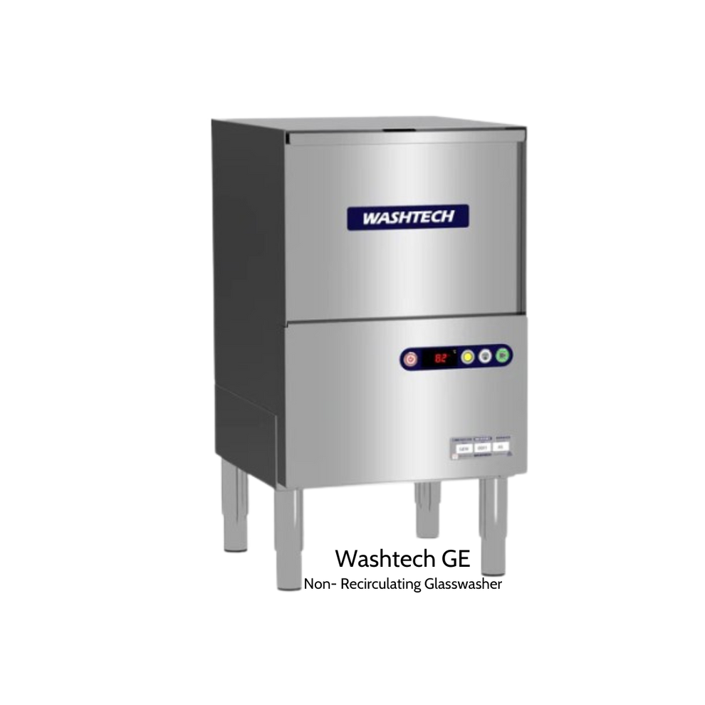 Washtech GE Non-Recirculating Glasswasher – Catersave