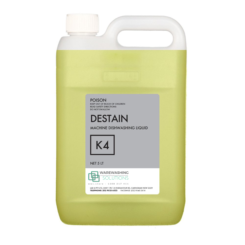 K4 Destain - Commercial Dishwasher Detergent – Catersave by Warewashing ...