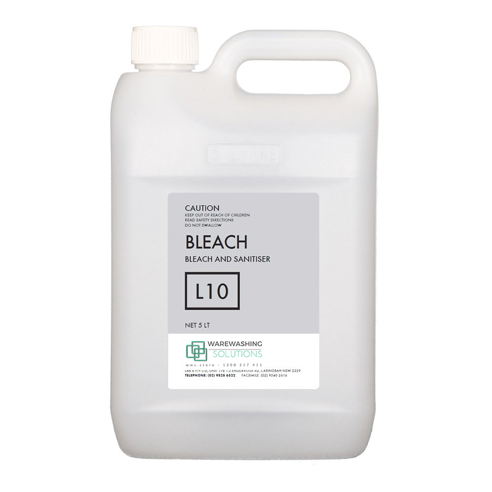L10 Bleach - Bleach and Sanitiser – Catersave by Warewashing Solutions