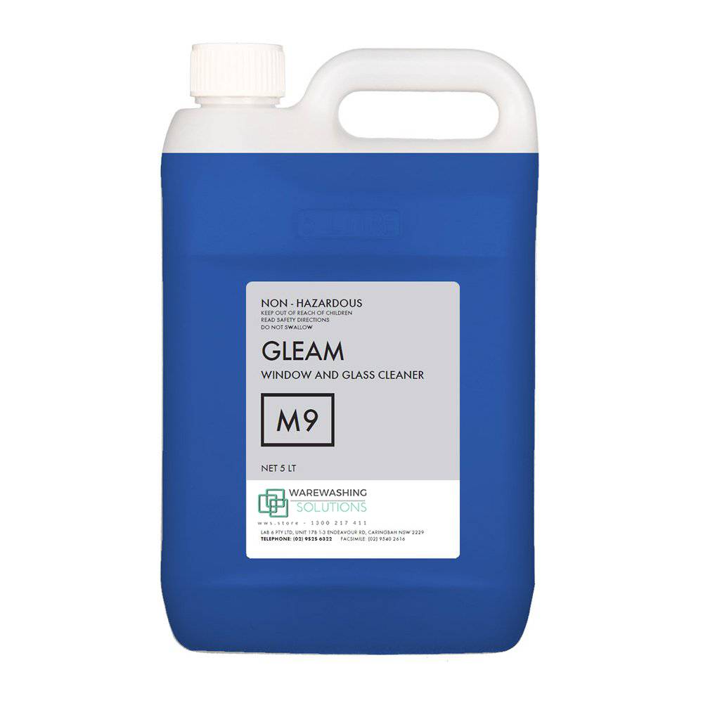 M9 Gleam - Window and Glass Cleaner – Catersave by Warewashing Solutions